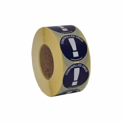 Prescription Alert Sticker Controlled Drug