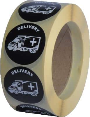 Prescription Alert Sticker - Delivery